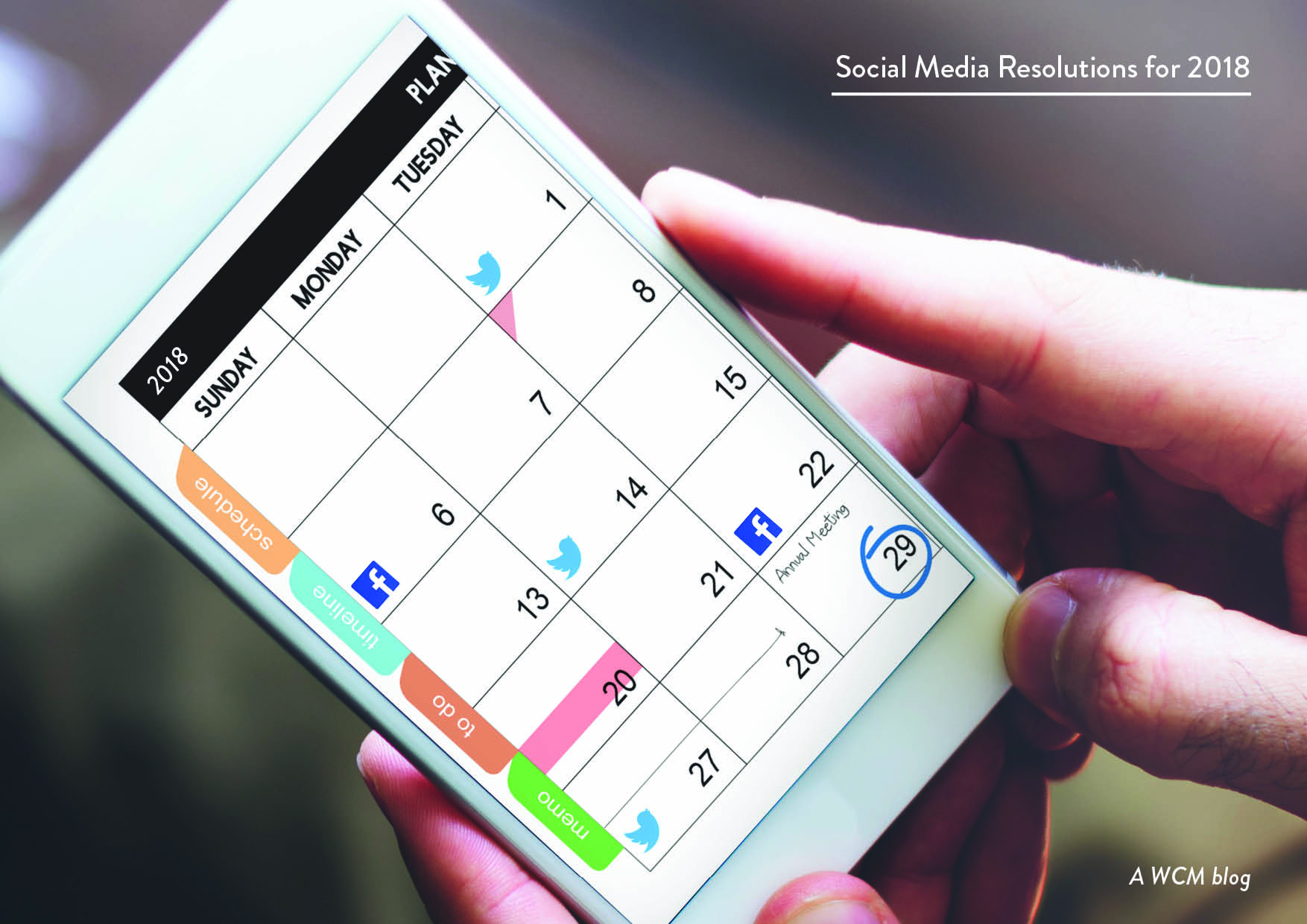 Social Media Resolutions for 2018 | Washingtonian Custom Media